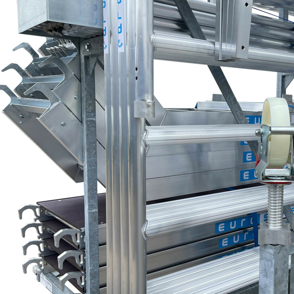 Steigeraanhanger voor trappentoren - De Rolsteigerspecialist